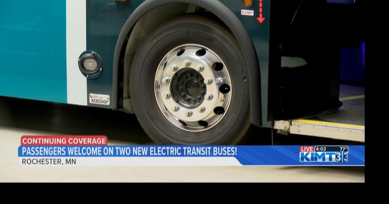 Rochester Public Transit adds two electric transit buses | News | kimt.com