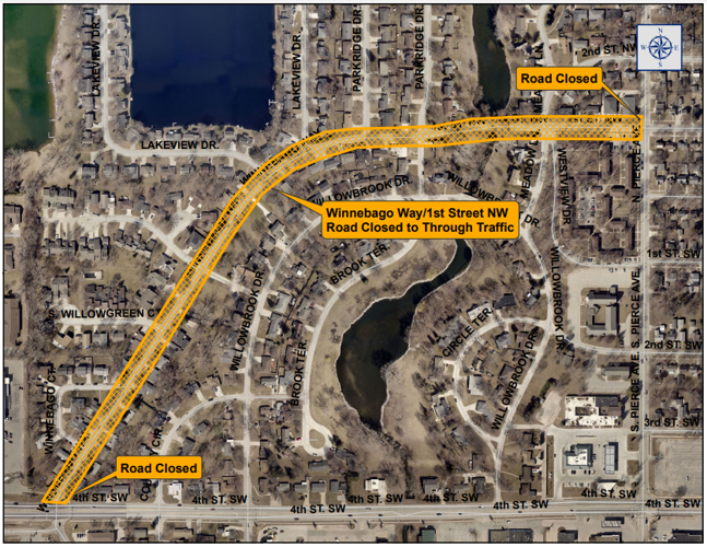 Road closure to start Monday in Mason City | News | kimt.com