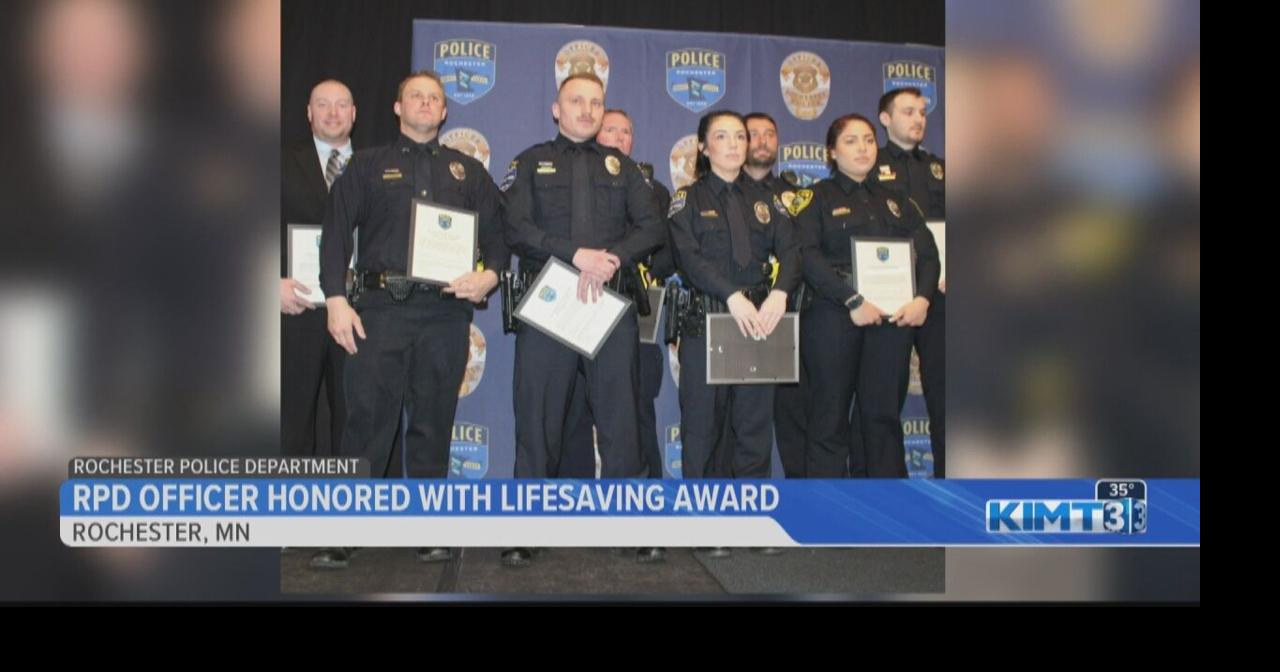 Officer Awarded With Life-Saving Award | Video | kimt.com