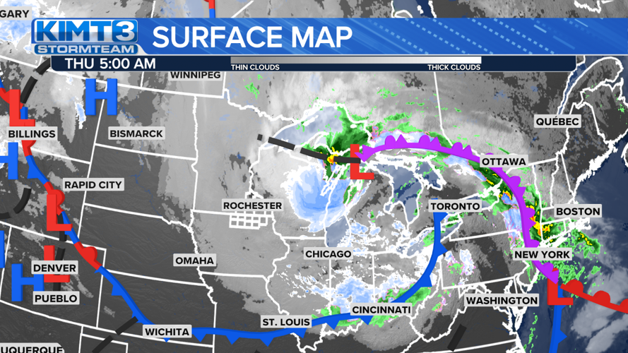 StormTeam 3: Cloudy, cold, and windy Thursday | News | kimt.com