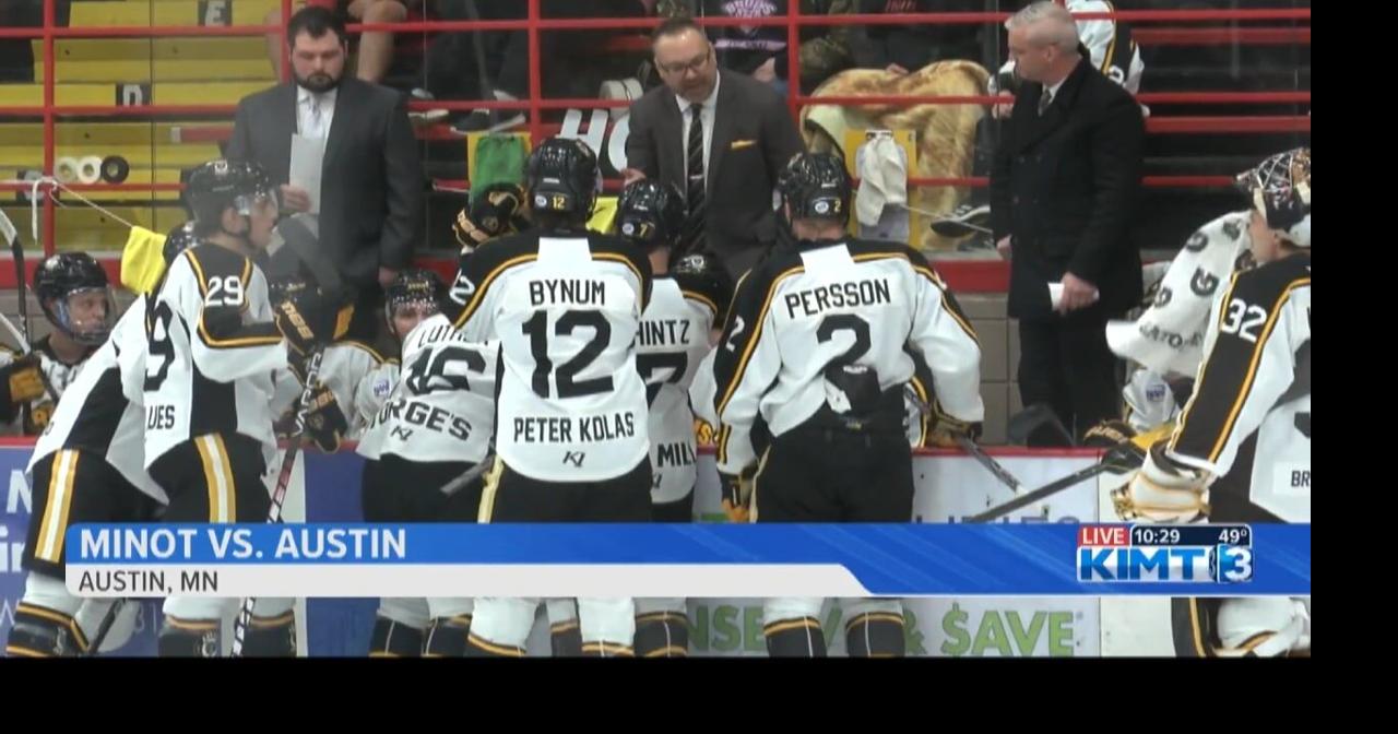 The Austin Bruins Fall To The Minot Minotauros In The Central Division