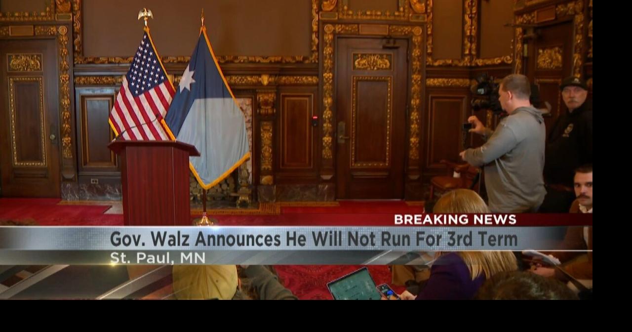 Gov. Tim Walz announces he won't seek a third term as Minnesota ...