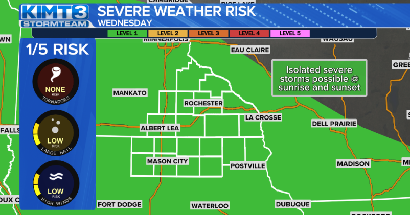 StormTeam 3: Wednesday brings multiple chances for severe weather ...
