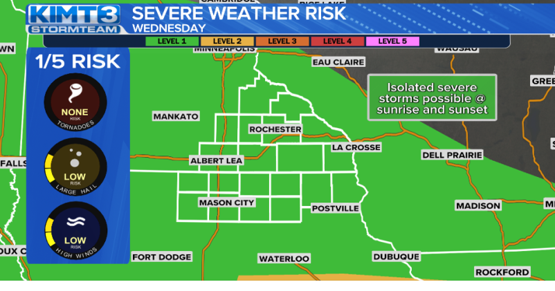 StormTeam 3: Wednesday brings multiple chances for severe weather ...
