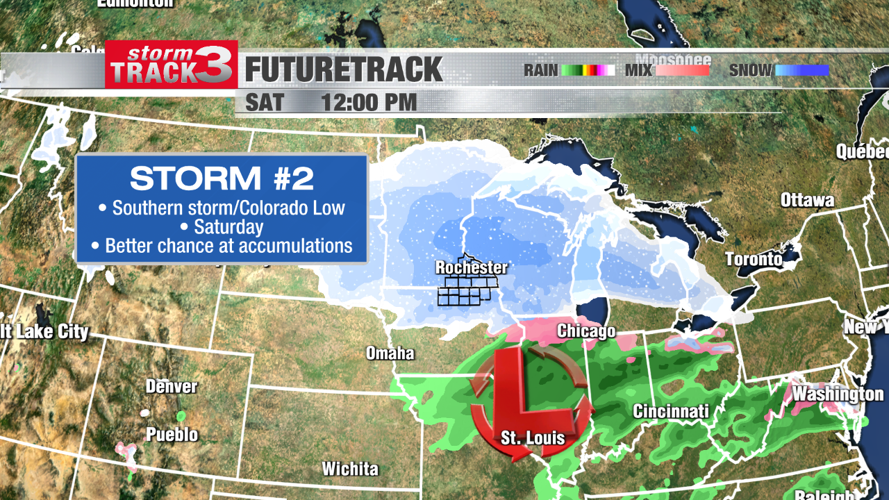 StormTrack 3: Mixed bag Wednesday, impactful snow Saturday? | News ...