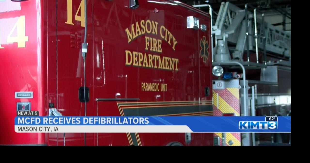 Mason City Fire Department receives donation of defibrillators | News ...