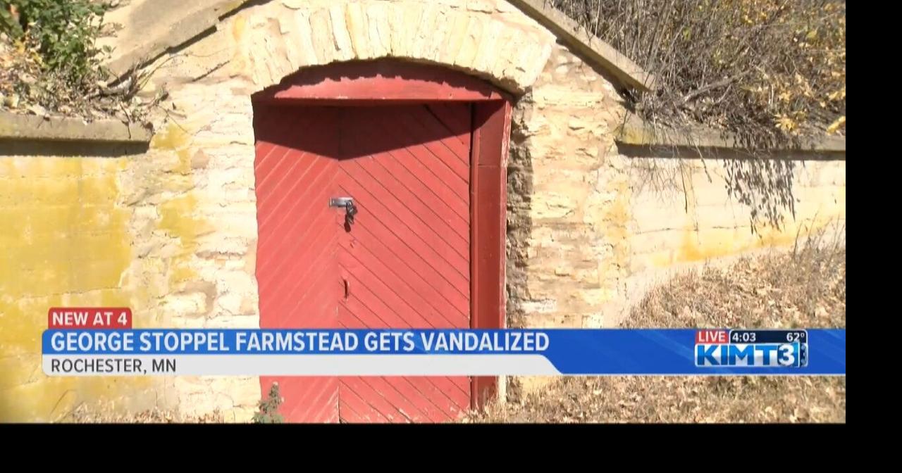 History Center of Olmsted County has vandalism at George Stoppel ...