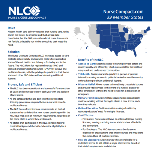 Nelson leads group calling for Minnesota to join interstate nursing ...