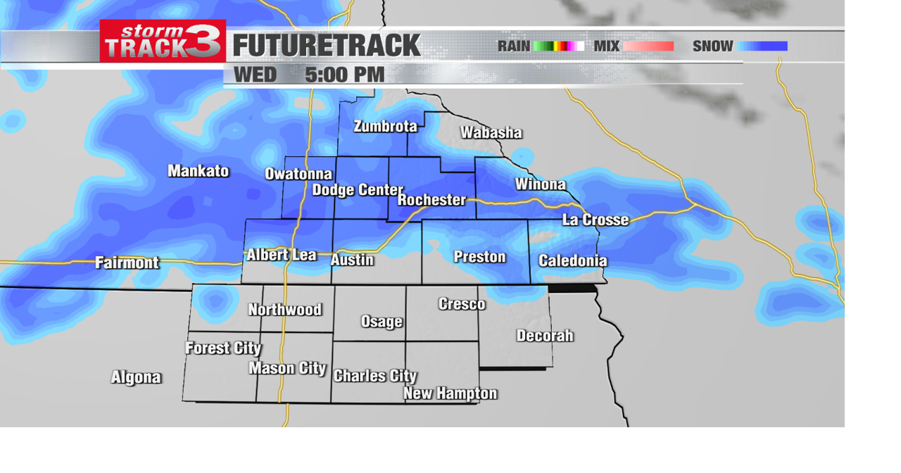 StormTrack 3: Two shots at snow this week | News | kimt.com