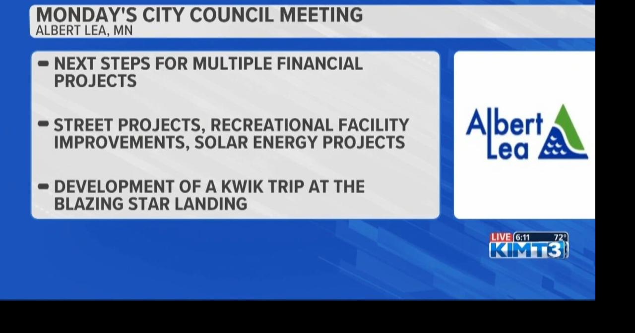 Albert Lea City Council set to discuss multiple financial projects ...