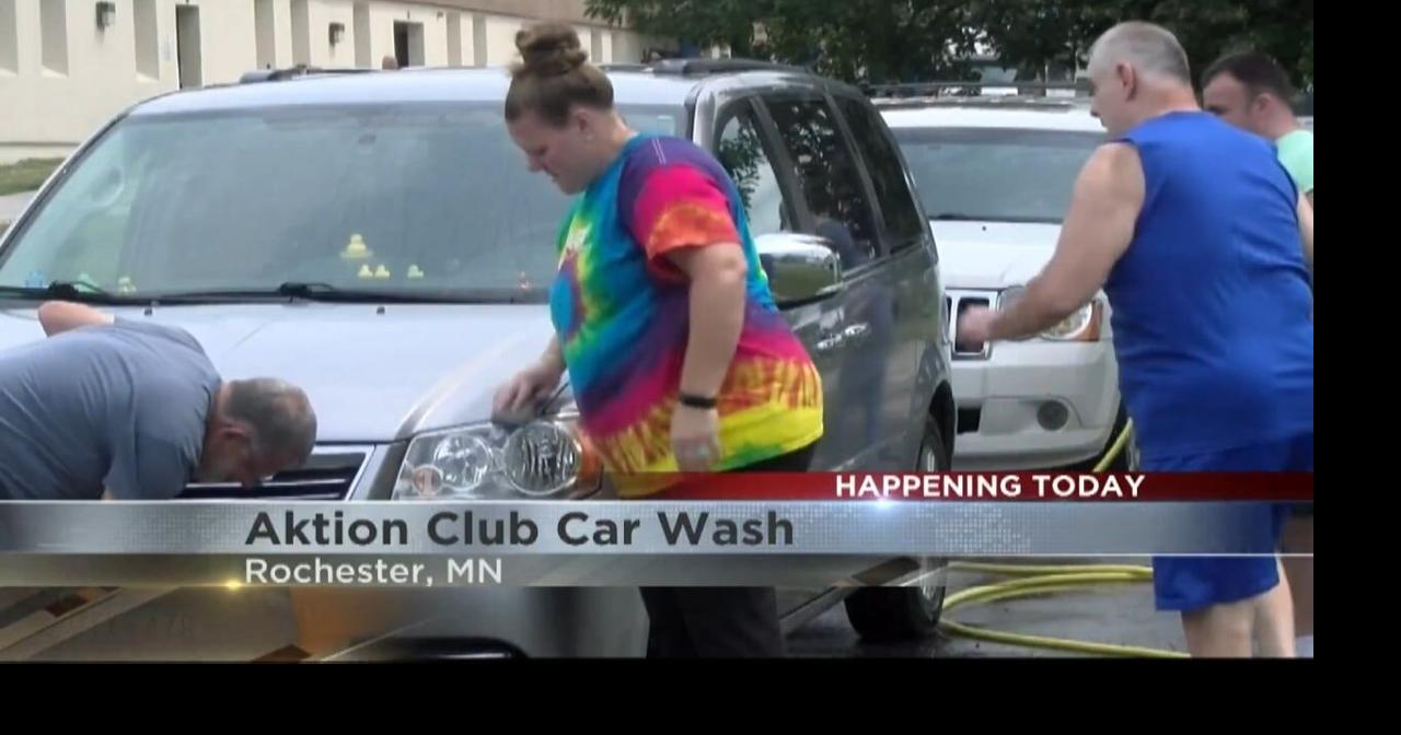 Aktion Club car wash fundraiser for ABC in Rochester | Video | kimt.com