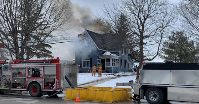 House fire Monday afternoon in Wykoff | News | kimt.com