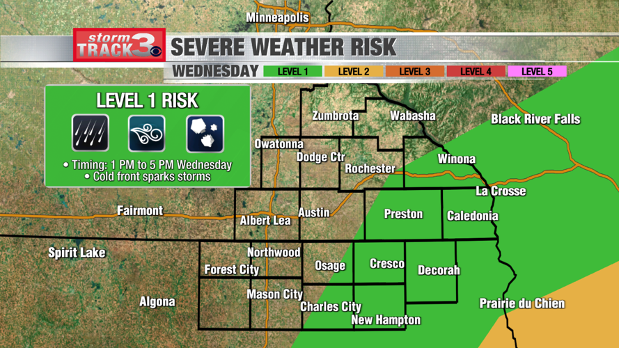 StormTrack 3: Rain/storms taper early Wednesday, spotty storms/wind ...