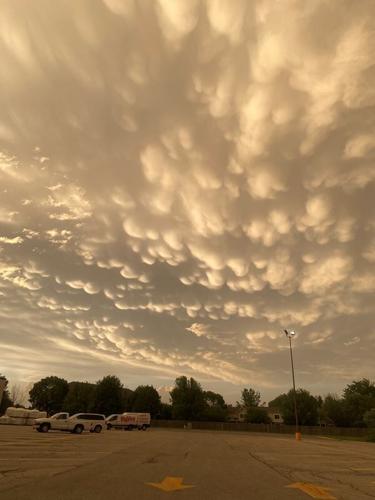WHAT A VIEW! Take a look at these clouds that rolled through the area ...