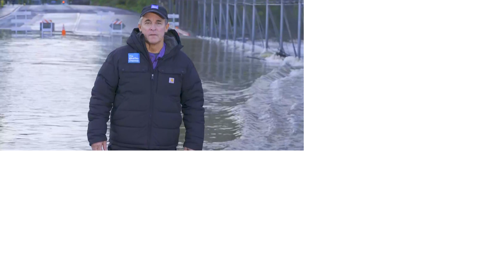 Weather Channel Meteorologist Mike Seidel on Flooded San Diego River ...