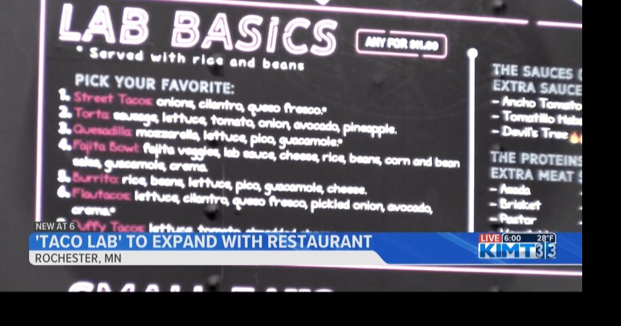 "Taco Lab" to open new restaurant. | Local | kimt.com