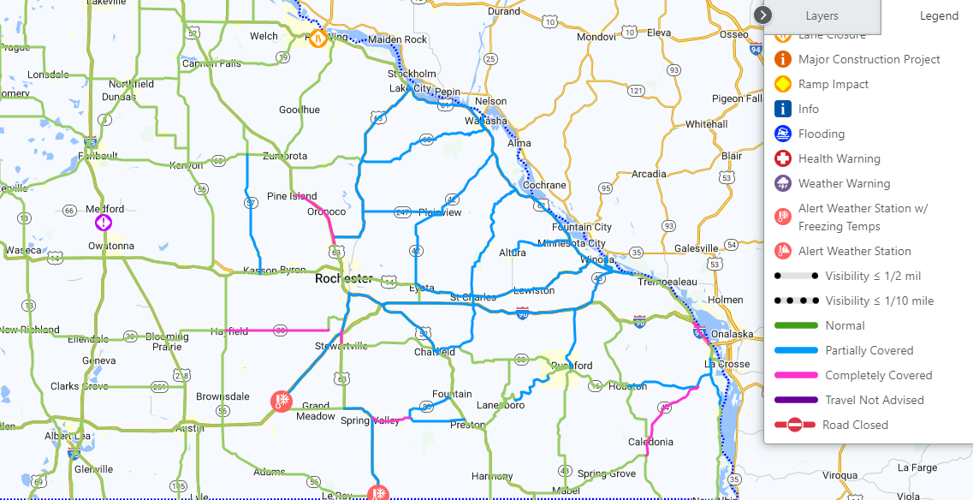 The latest road conditions for North Iowa and SE Minnesota | Iowa ...
