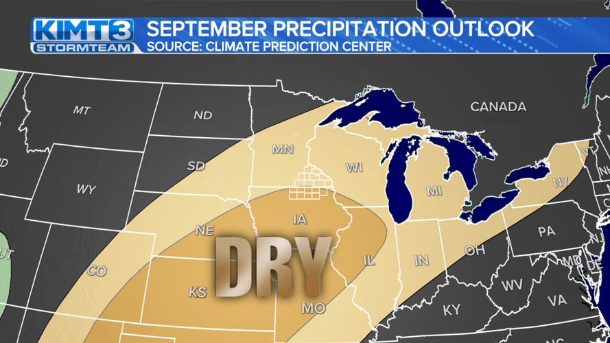September is projected to be warm and dry across the Upper Midwest | News | kimt.com