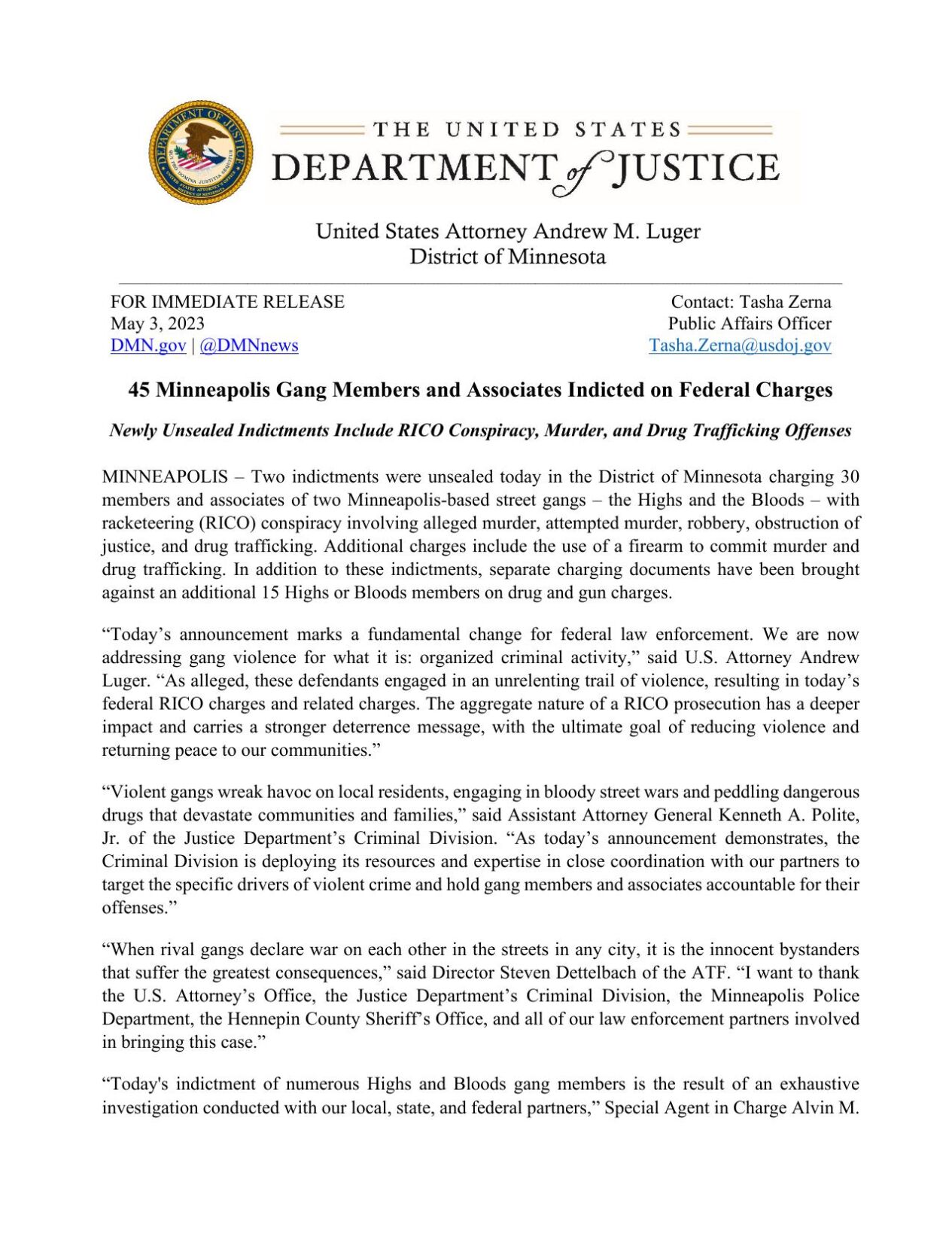 Dozens of Minnesota gang members arrested on federal charges, some ...