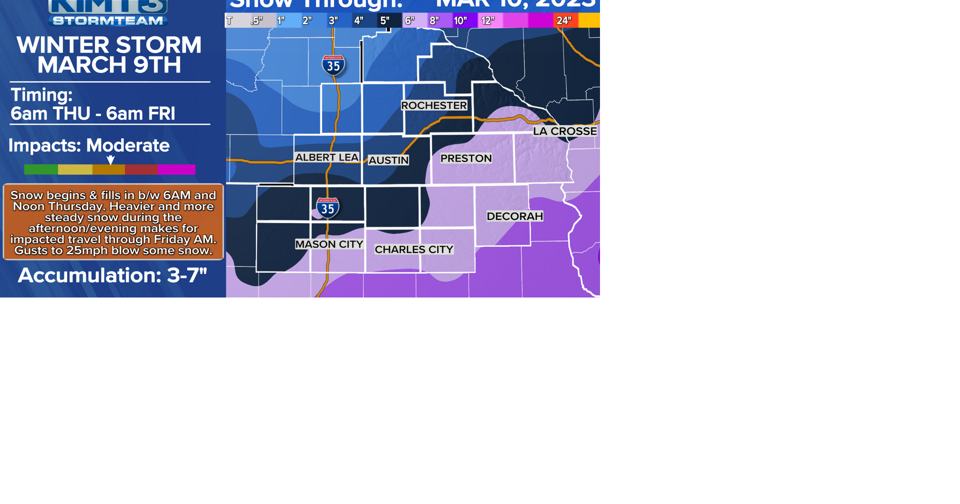 StormTeam 3: Light snow for some Wednesday, heavier Thursday | News ...