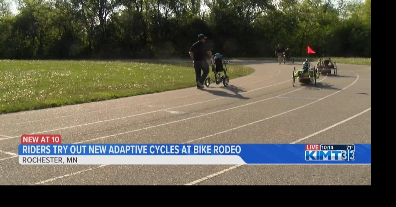 Rochester riders try new adaptive cycles at bike rodeo | Video | kimt.com