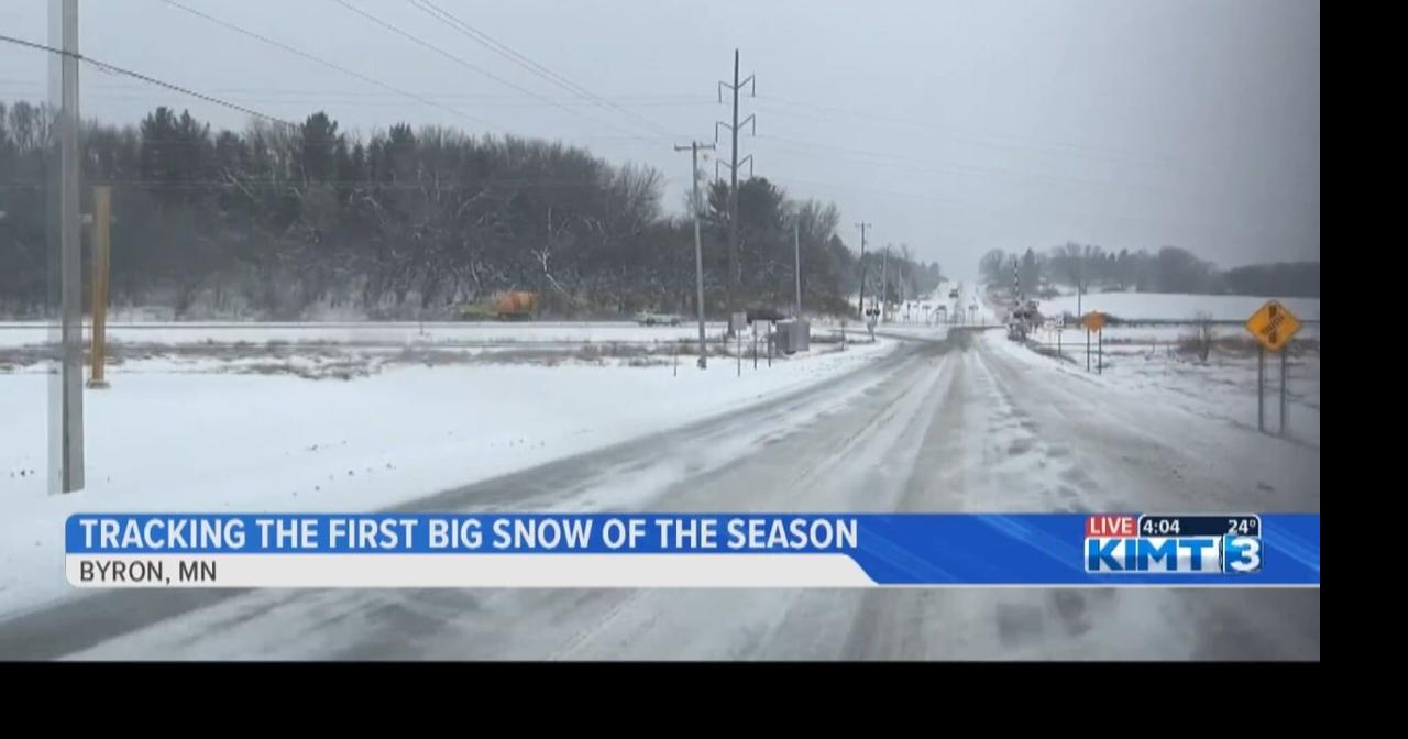 KIMT News 3's Kamie Roesler is checking out the winter weather ...