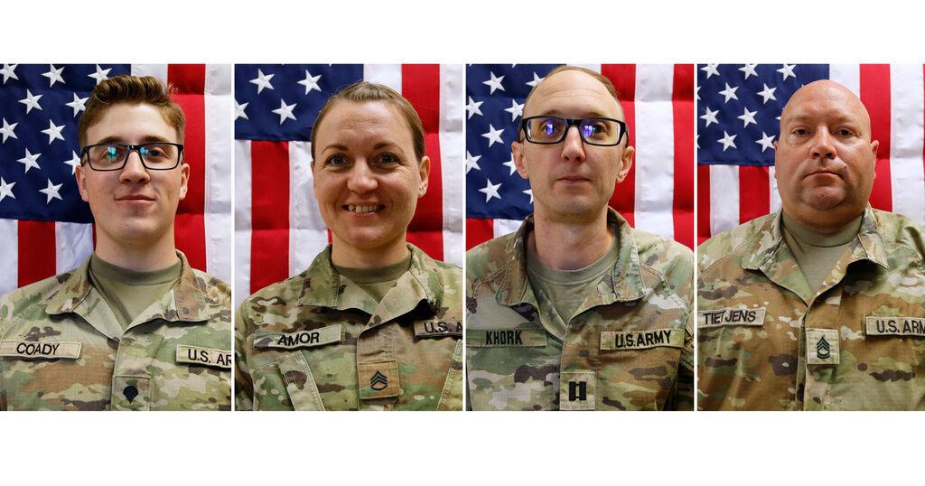 President joins grieving families for the return of soldiers killed in ...