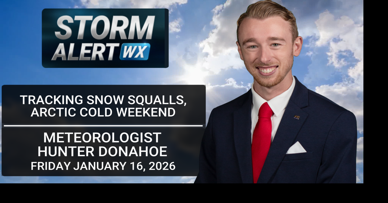 Tracking snow squalls Friday PM, arctic cold weekend | Video | kimt.com