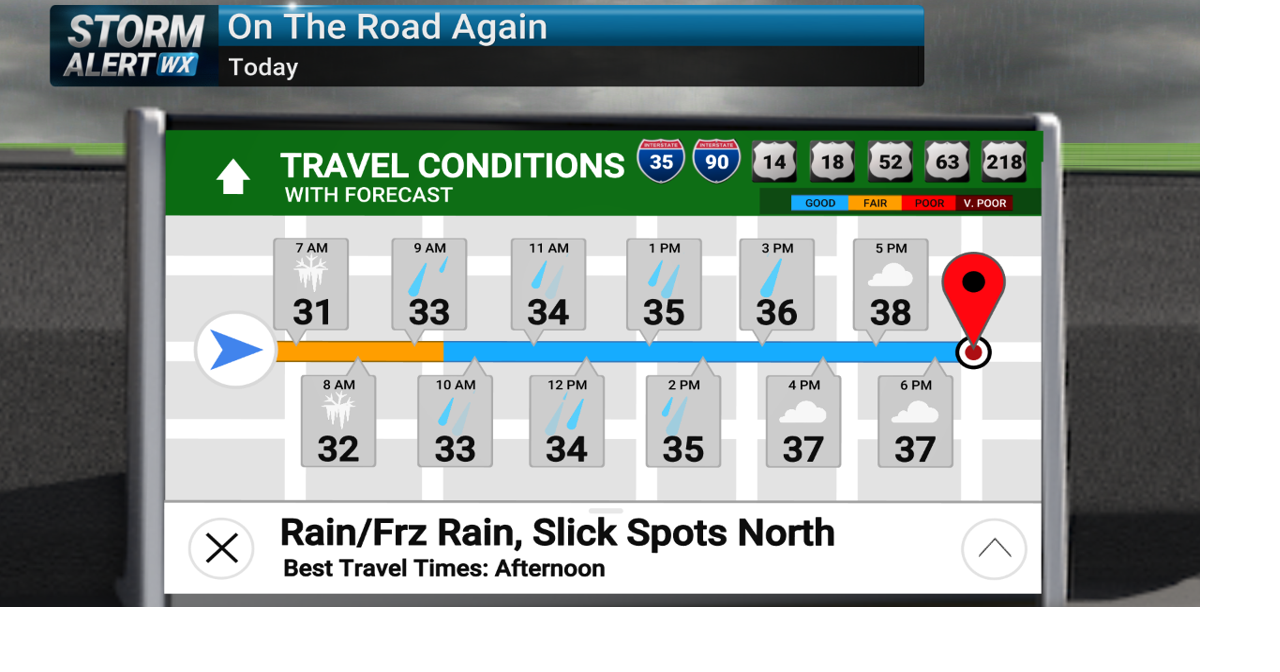 Storm Alert Wx 3: Icy spots for Thursday AM commute | News | kimt.com