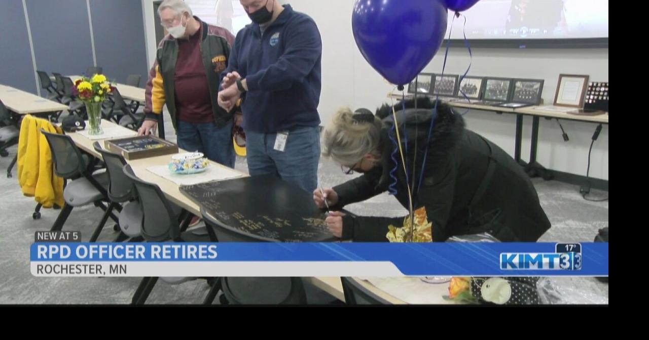 Rochester police officer retires after 25 years of protecting The Med ...