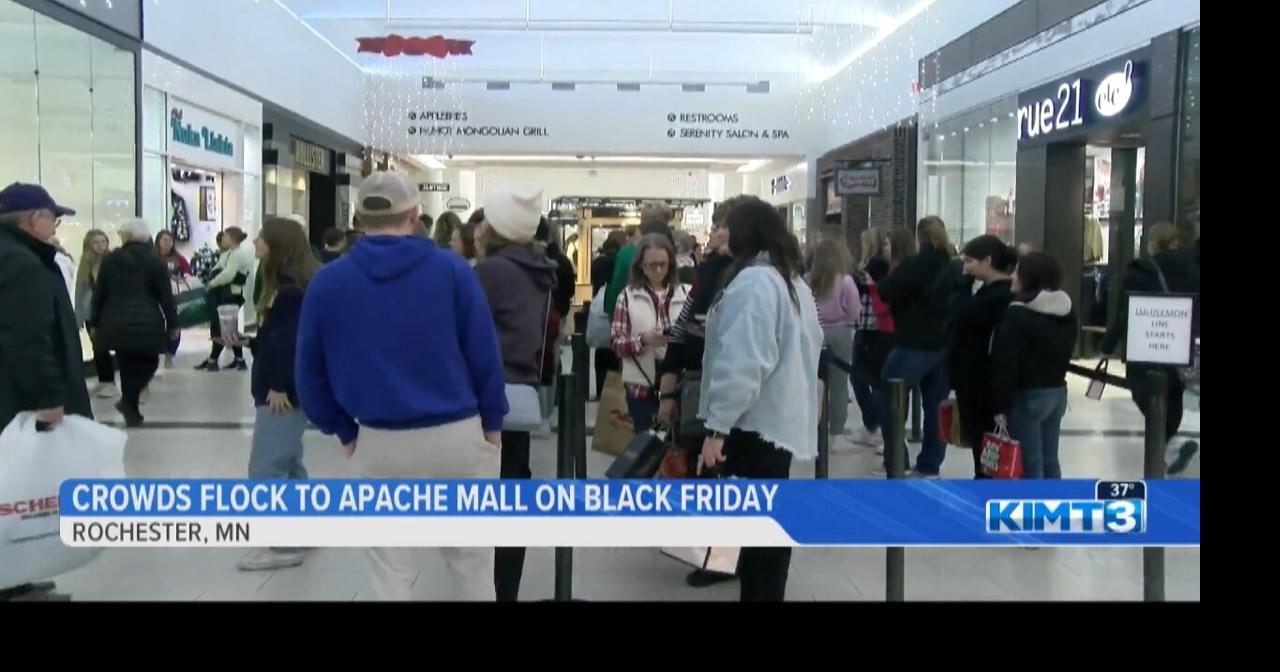 Crowds flock to Apache Mall in Rochester for Black Friday | News | kimt.com