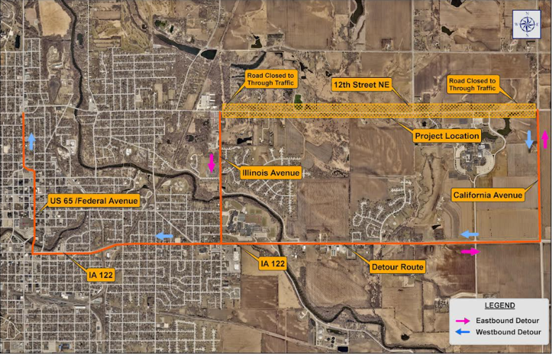 Bridge replacement to cause six month road closure in Mason City | News ...