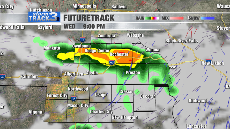 StormTrack 3: Showers/much cooler Monday, unsettled pattern continues ...