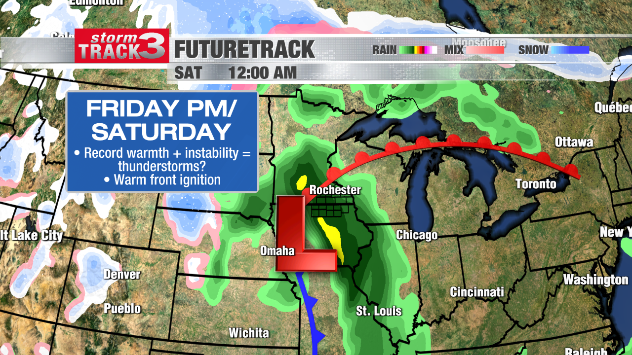 StormTrack 3: Mild week continues, severe storms possible Friday | News ...