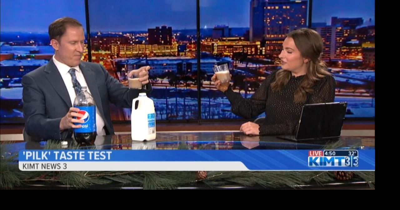 Pepsi, Milk create 'Pilk' and inspire KIMT News 3 taste test | Video ...