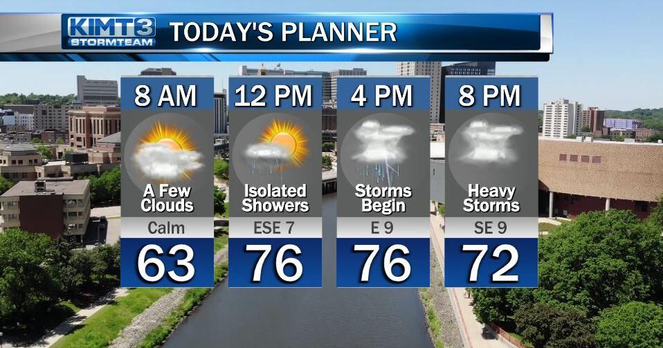 StormTeam 3: Severe weather risk Thursday afternoon to evening; heavy ...