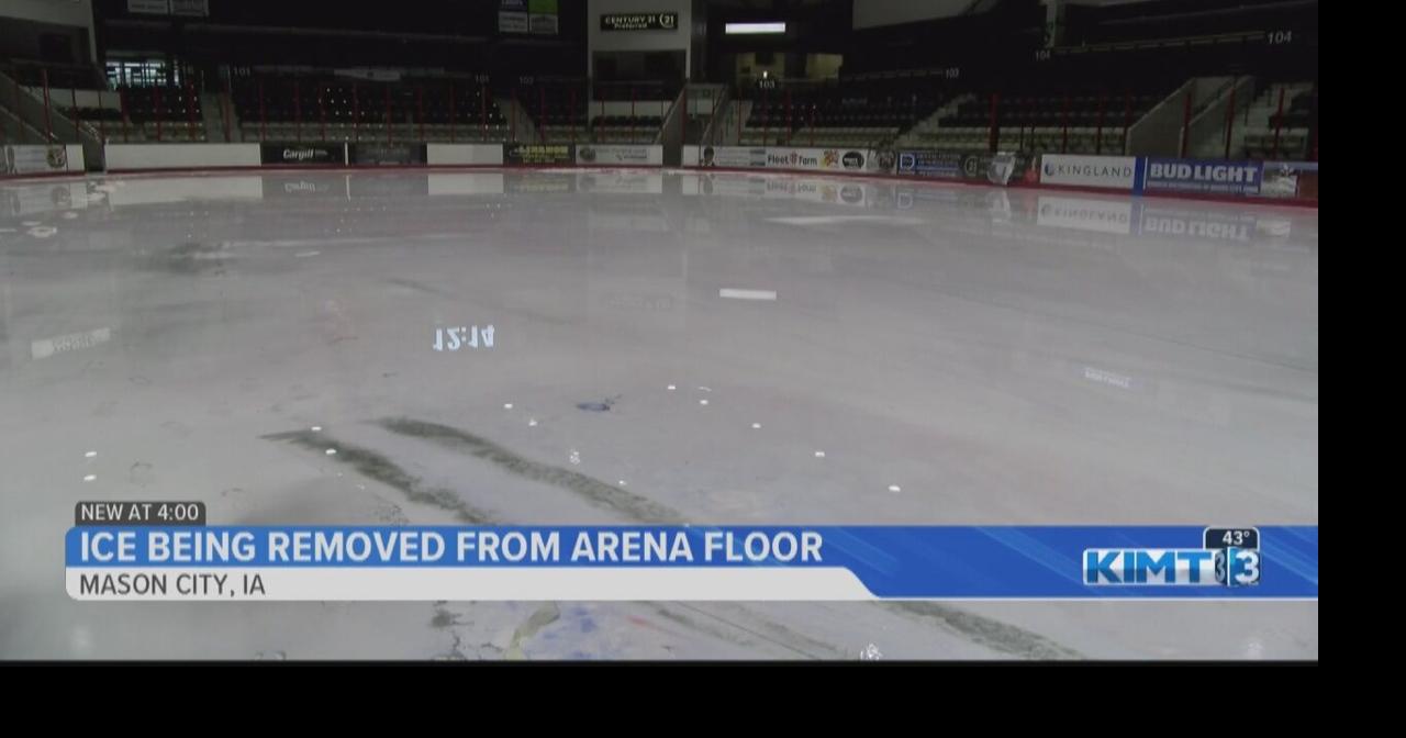 Ice melting at Mason City Arena officially marks end of hockey season ...