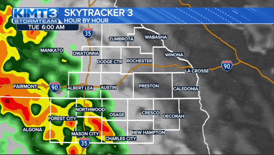 Tuesday's severe weather threat remains | News | kimt.com