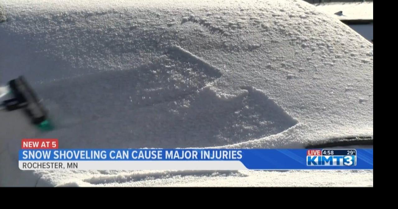 Shoveling snow can cause injuries if you're not careful | News | kimt.com