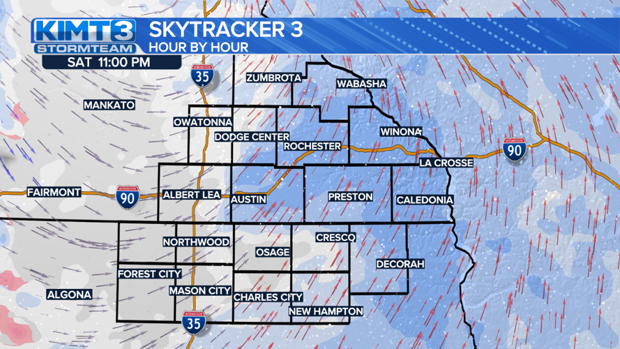 StormTeam 3: Weekend snow, blasts of arctic air next week | News | kimt.com