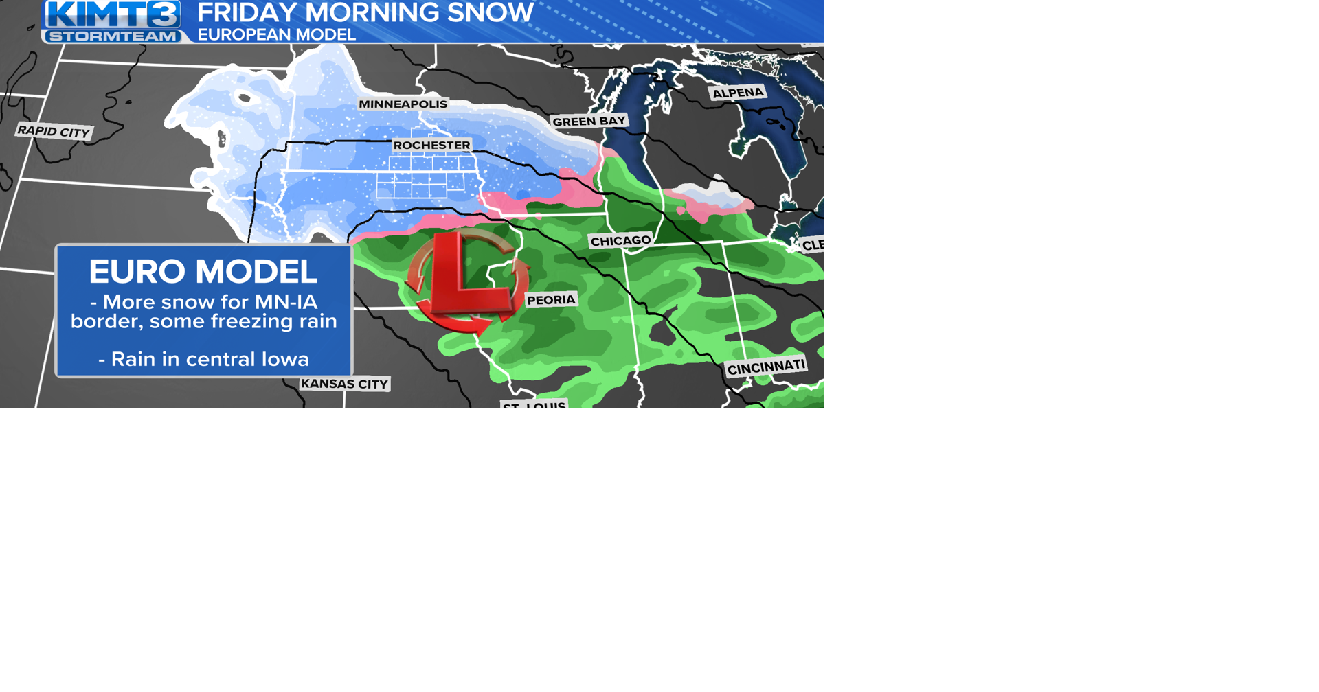 StormTeam 3: Tracking potential snow Thursday night into Friday ...