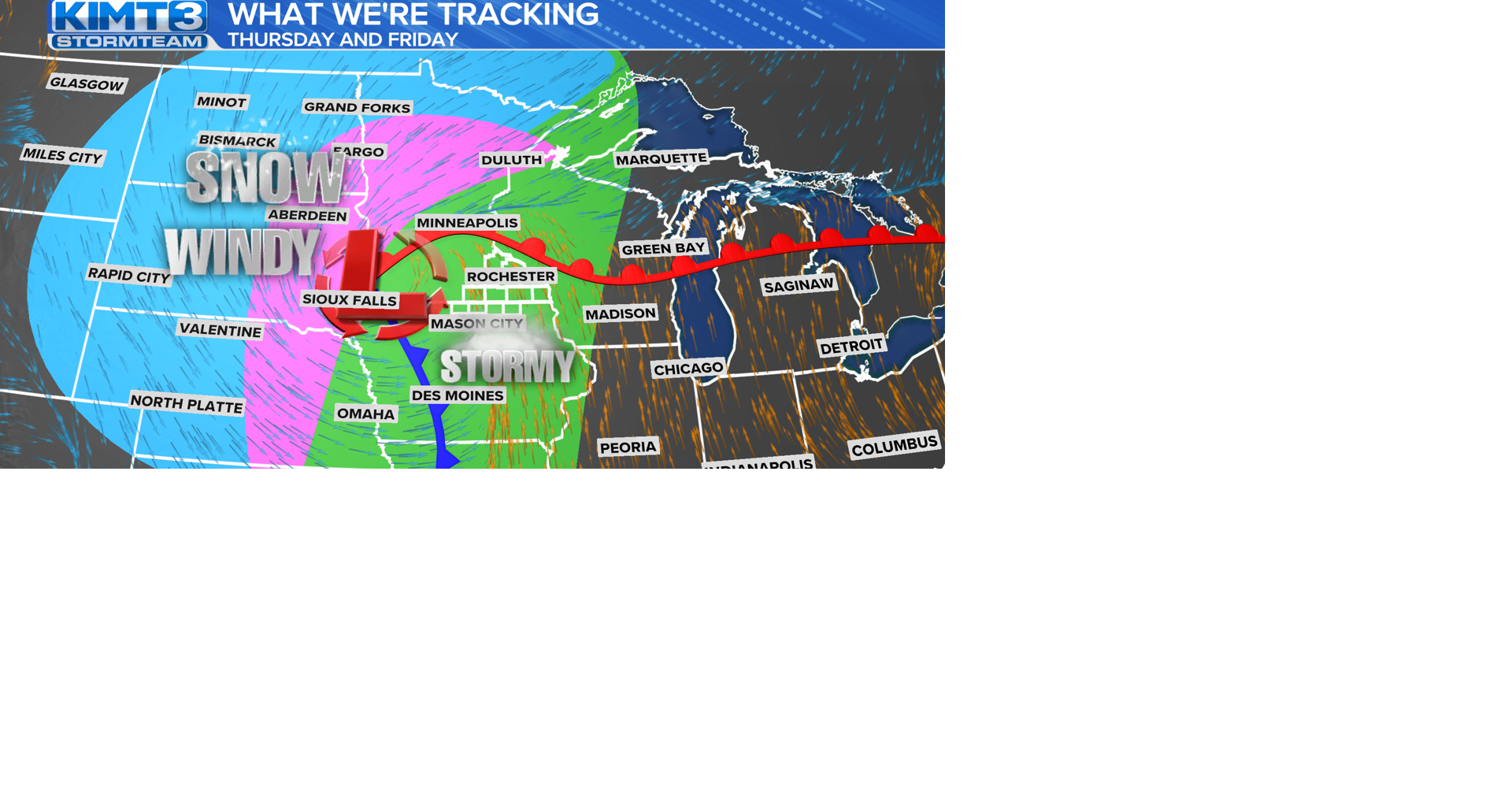 StormTeam 3: Large winter storm set to move across Upper Midwest ...