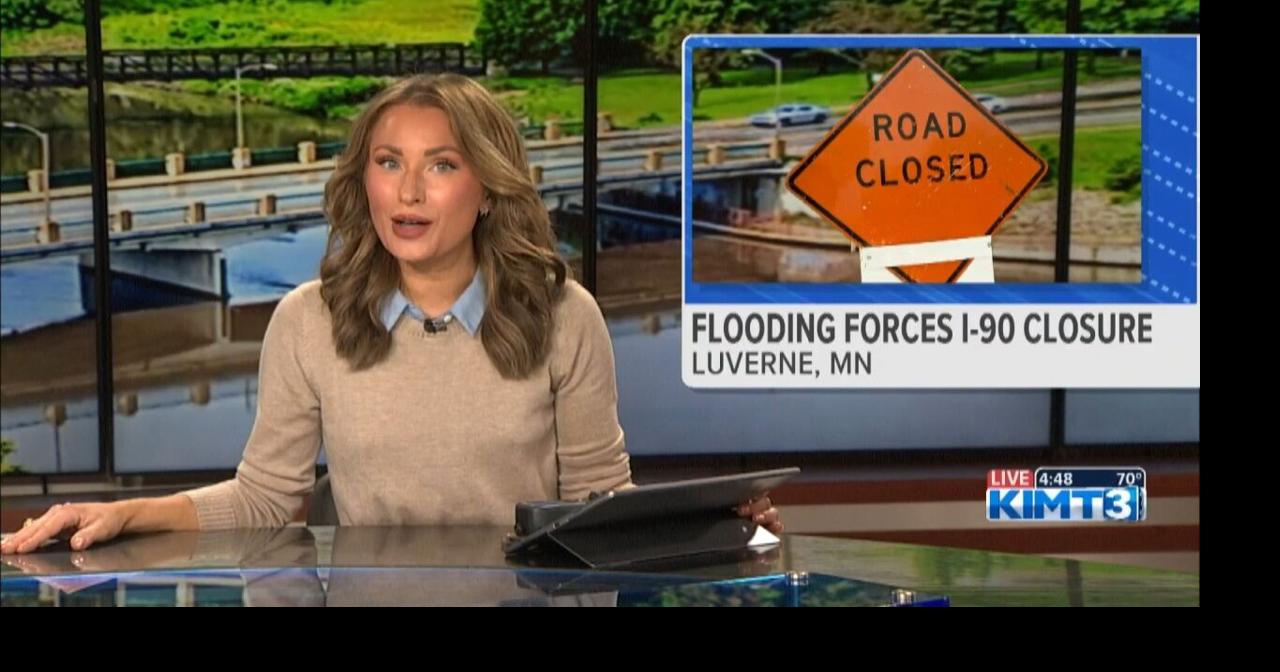Flooding forces MNDOT to close a portion of I-90, reroute drivers ...