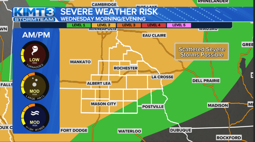 StormTeam 3: Severe weather chance increasing for Wednesday | News ...