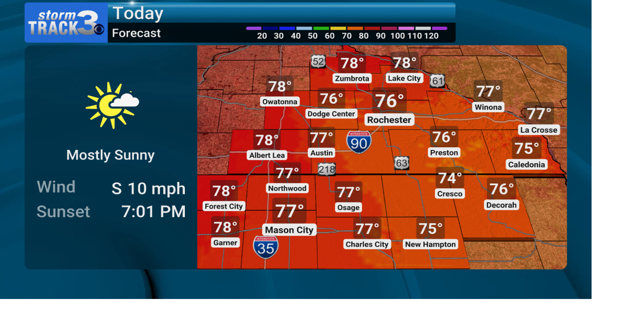 StormTrack 3: Summer-like warmth making a comeback | News | kimt.com