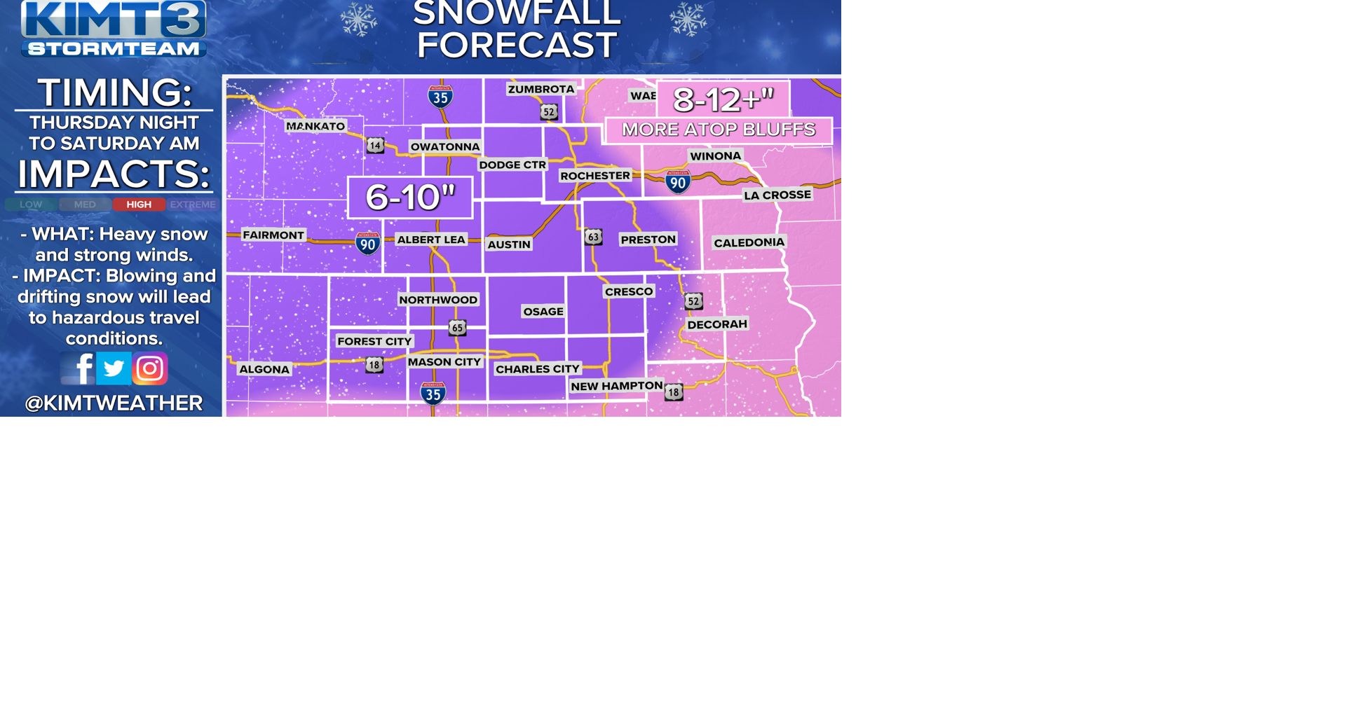 WINTER STORM: Tracking significant snowfall, blizzard conditions | News ...