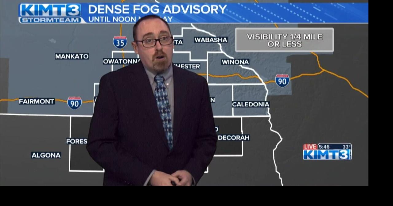 Meteorologist Travis Clark-Smith is tracking dense fog yet again ...