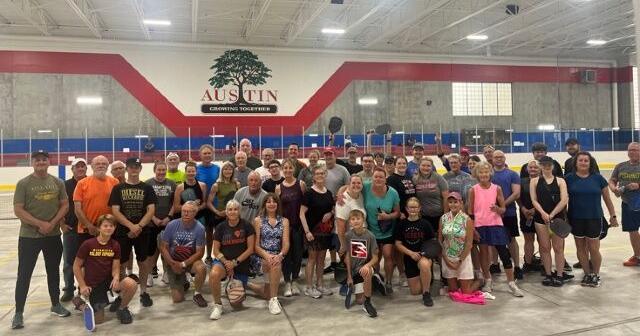 Pickleball players converged on Packer Arena in Austin on Saturday ...