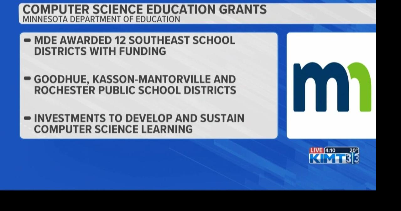 MDE awards Computer Science Education grants to a dozen SE Minnesota ...