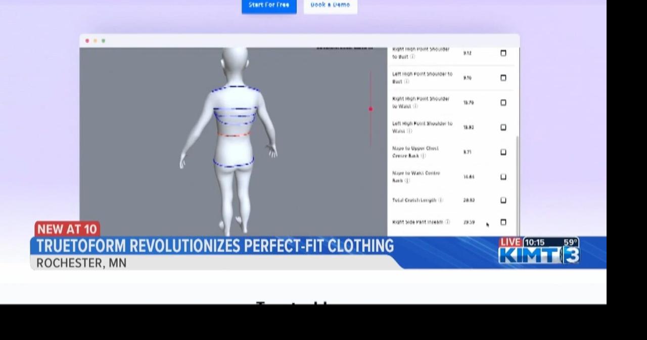 TrueToForm Revolutionizes perfect-fit clothing | Local | kimt.com